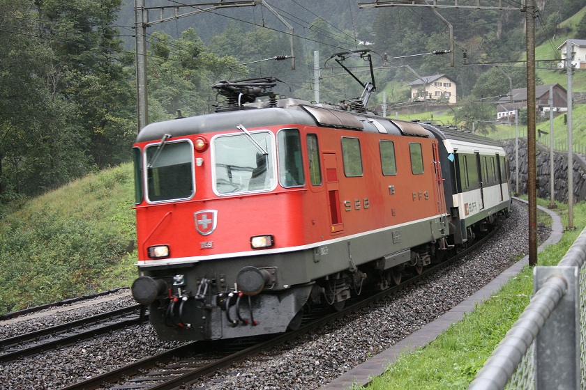 Re 4/4 II - 11159 der SBB CFF FFS auf www.fr-strab.de --- www.nahverkehr-in-baden.de --- www.fr ...